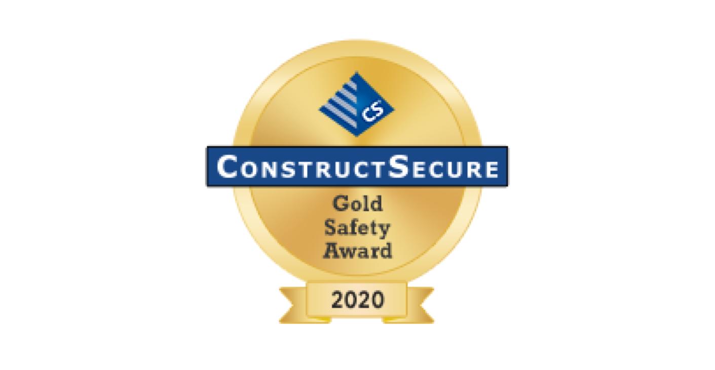 ConstructSecure's Gold Safety Award - Intrepid Electronic Systems, Inc.